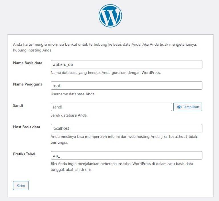 Cara Install WordPress di XAMPP Localhost | POHON ILMU